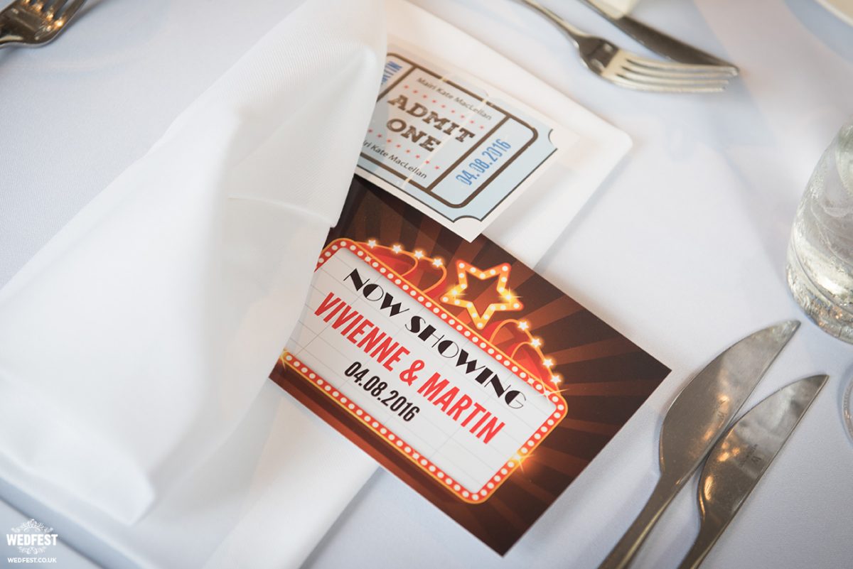 Movie Themed Wedding Stationery | WEDFEST - Festival Themed Wedding ...