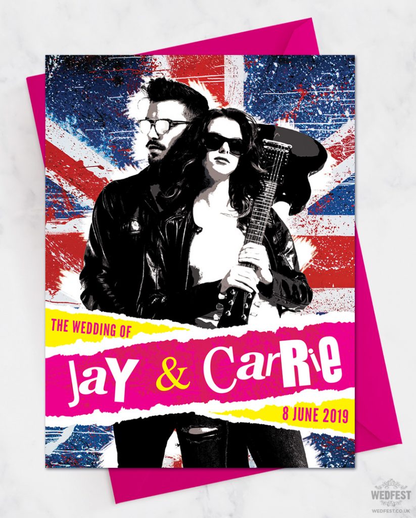 Save The Date Cards | WEDFEST - Festival Themed Wedding Stationery