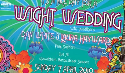 Isle of Wight Festival Themed Wedding Invitations | WEDFEST